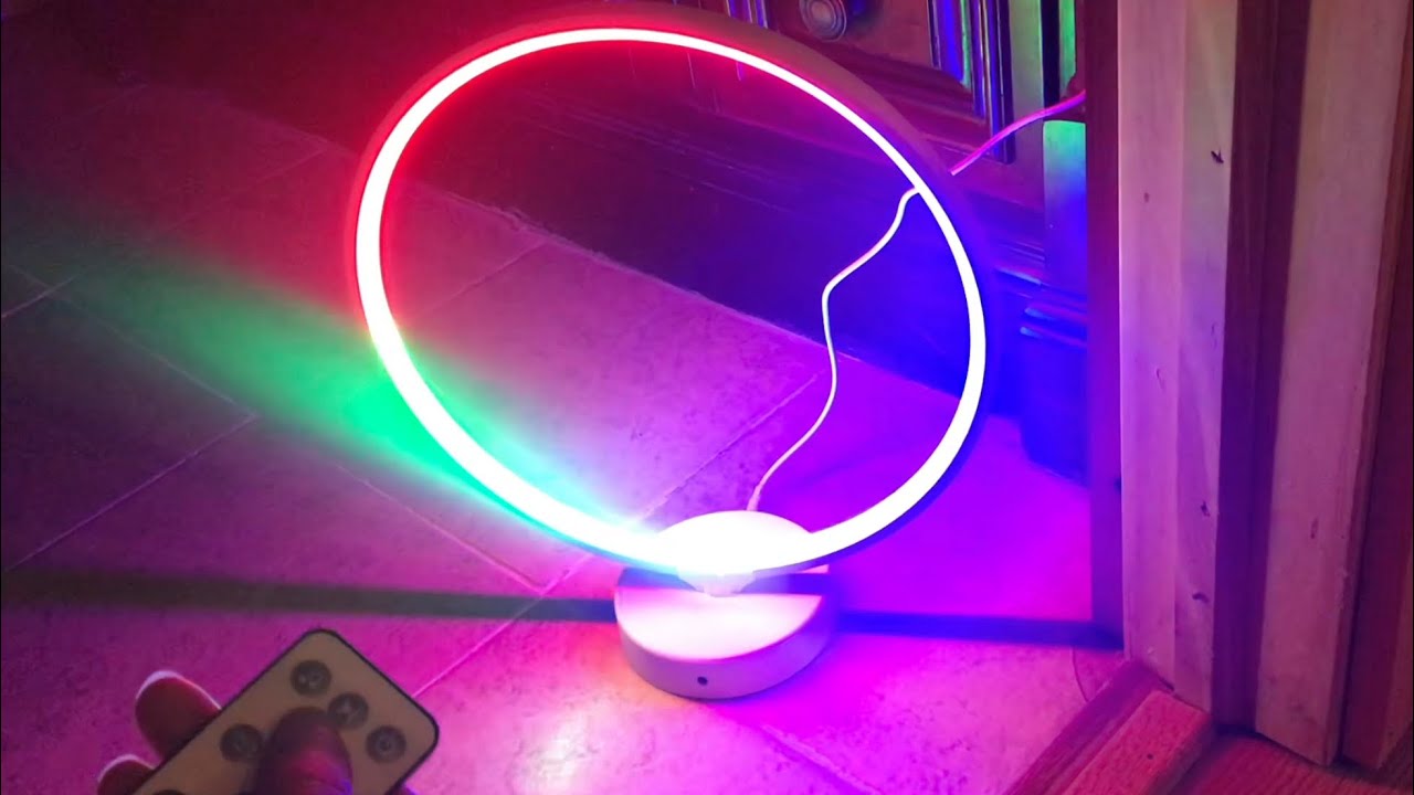 (REVIEW) “mood lamp” dimmable bedside lamp color changing rgb (suny ...