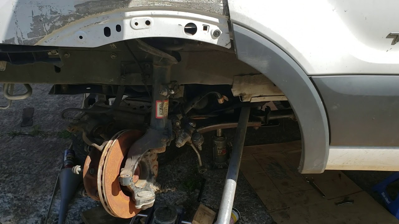 2015 Ford Transit 350 HD lower control arm removal - YouTube