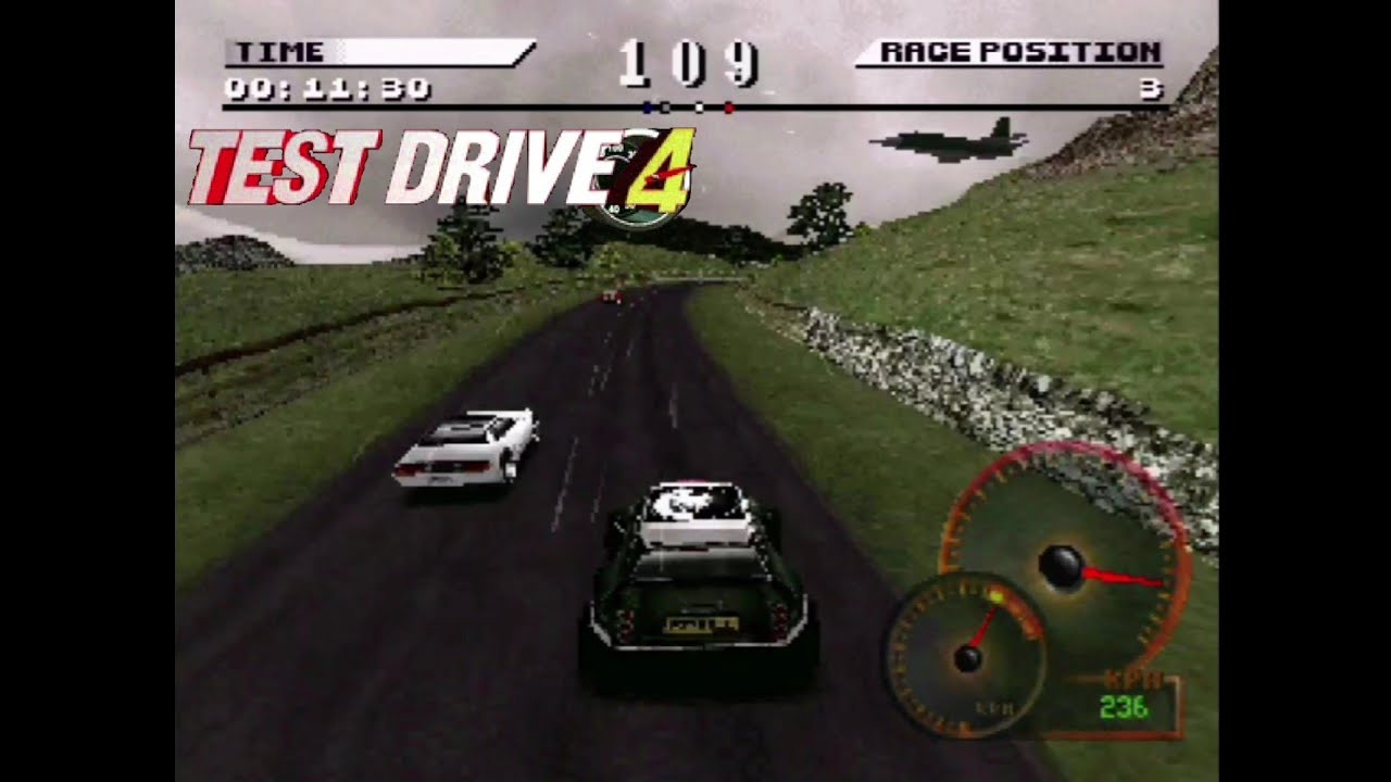 Test Drive 4 PS1 Gameplay - Pitbull Special in Keswick 1, England - YouTube