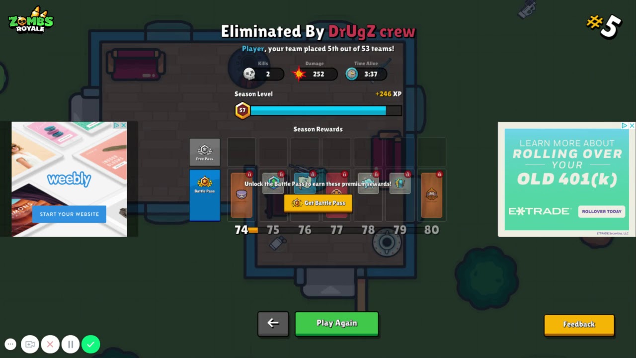 Zombs Royale - 100 Player 2D Real-Time Battle Royale P.2 - YouTube