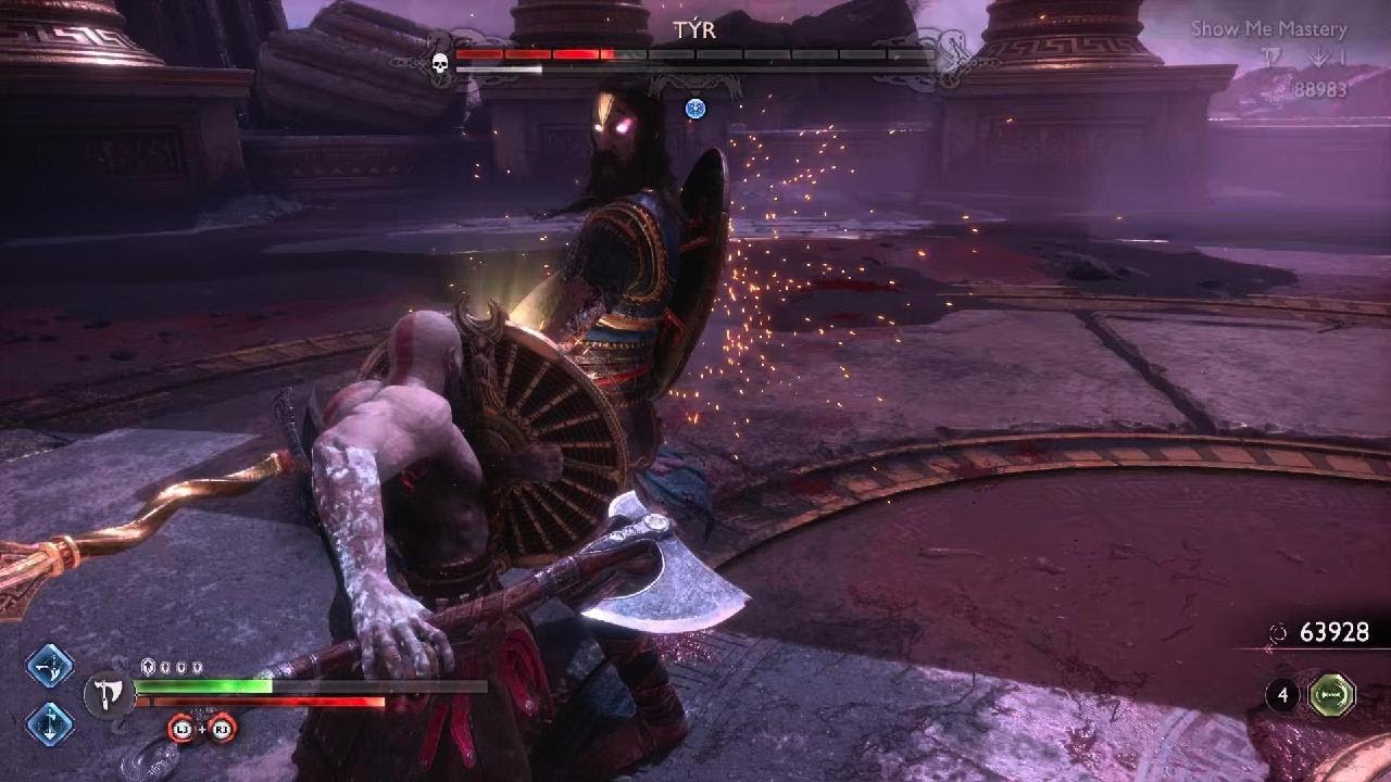 God of War Ragnarök Valhalla - Týr w/ Axe 3 - SMM w/ PoB - YouTube