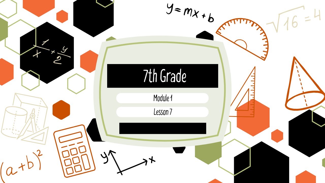 7th Grade Module 1 Lesson 7 (Eureka Math Squared) - YouTube