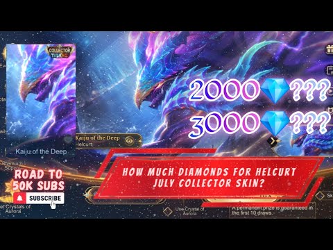 HOW MUCH 💎/DIAMOND FOR HELCURT COLLECTOR TITANS SKIN IN EXQUISITE COLLECTION EVENT | MLBB