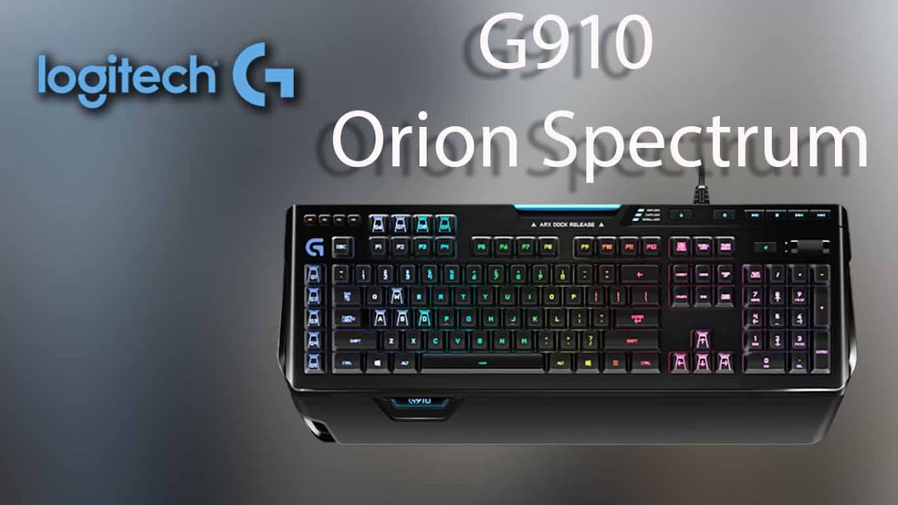 Logitech G910 Orion Spectrum 2016. Флагманская игровая механика. - YouTube