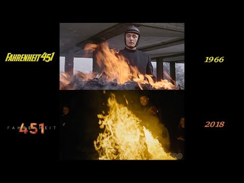 Fahrenheit 451 (1966/2018) Side-by-Side Comparison