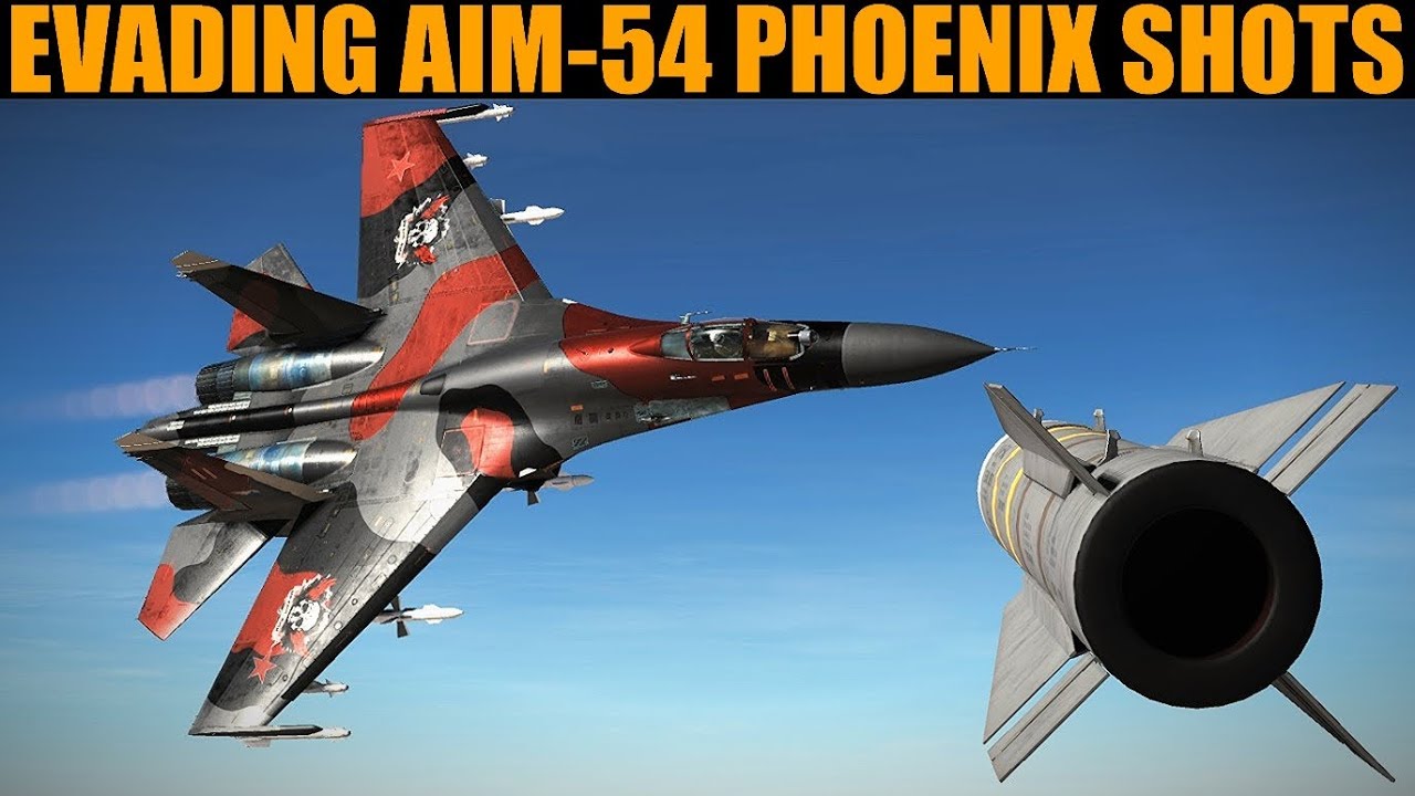 Combat: Evade Dodge Aim-54 Phoenix Missiles Tutorial | DCS WORLD - YouTube