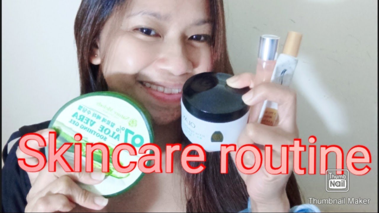 Skincare routine at night. - YouTube
