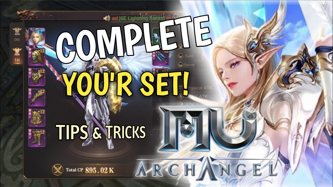 MU Archangel - Purple Set Items Guide - YouTube
