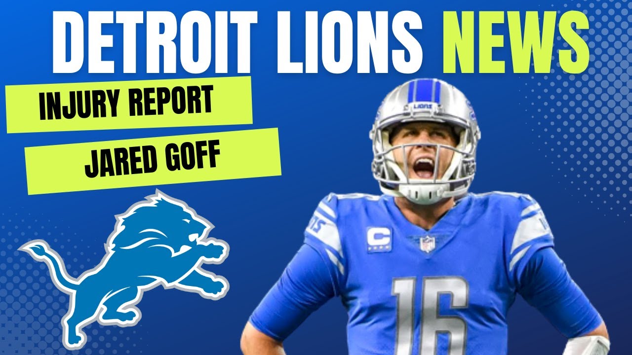 Detroit Lions News: Lions Injury Report On David Montgomery, Jonah ...