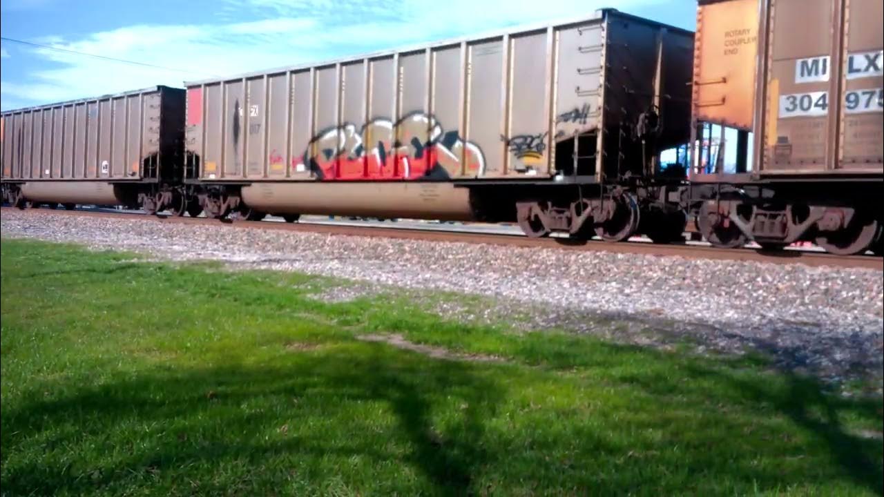 BNSF EB Coal Train w/2 DPU Pushers in Cove. 12/21/2023. - YouTube