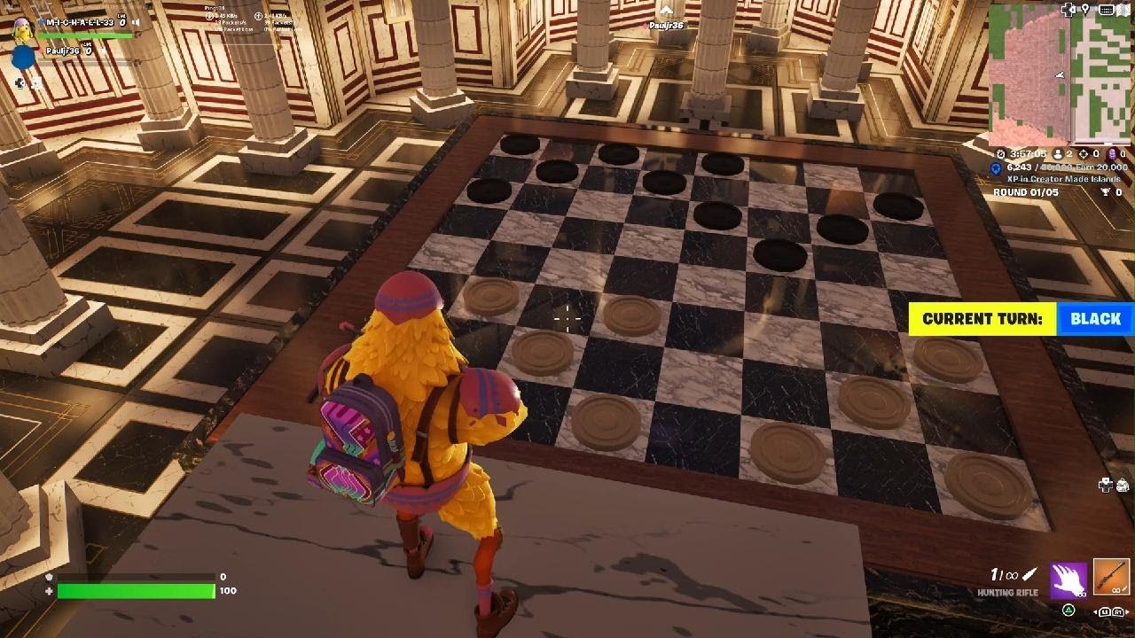 Fortnite Creative 2.0 (Checkers In The Castle) - YouTube