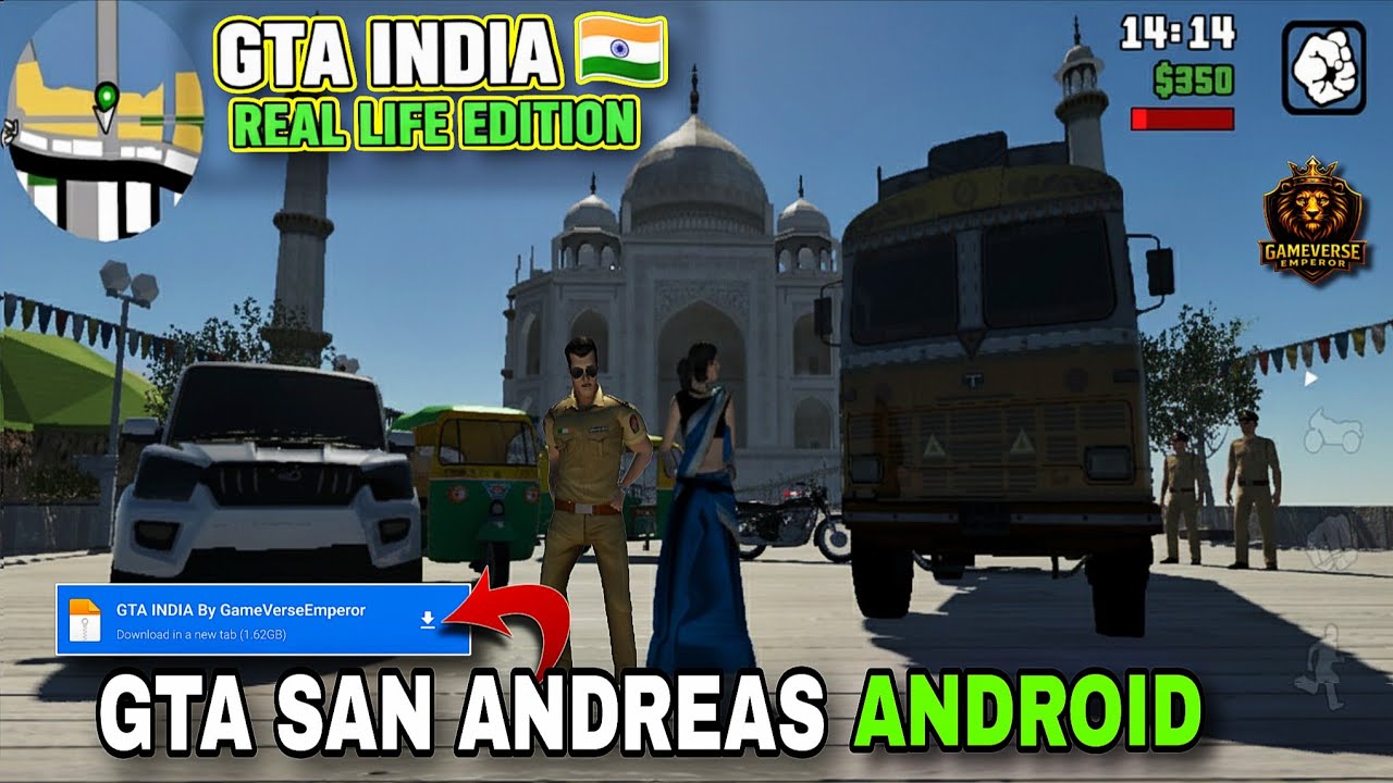 GTA INDIA Mod for GTA SA Android 🇮🇳 | Ultra Realistic Saadox Graphics ...