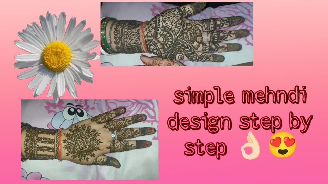 EASY & SIMPLE DESIGN'S 🤯👆🏻 #mehndidesign #basicmehndi - YouTube
