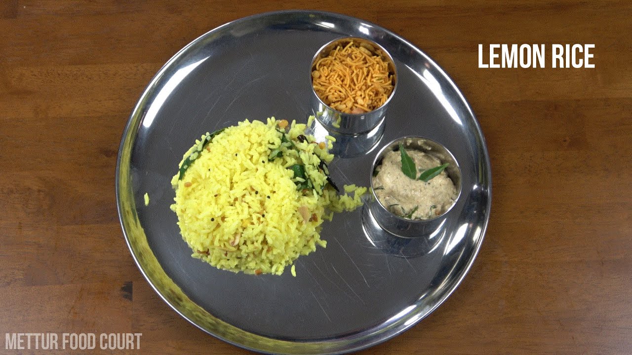 Tasty lemon rice recipe | Elumichai sadam | Chitranna | Chitrannam ...