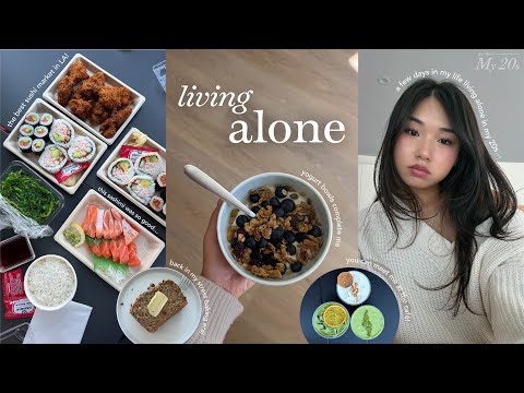 living alone diaries ೀ⋆˚｡🍞 | Baking with Julia, matcha & salt bread w/ the girls & yeel popup!