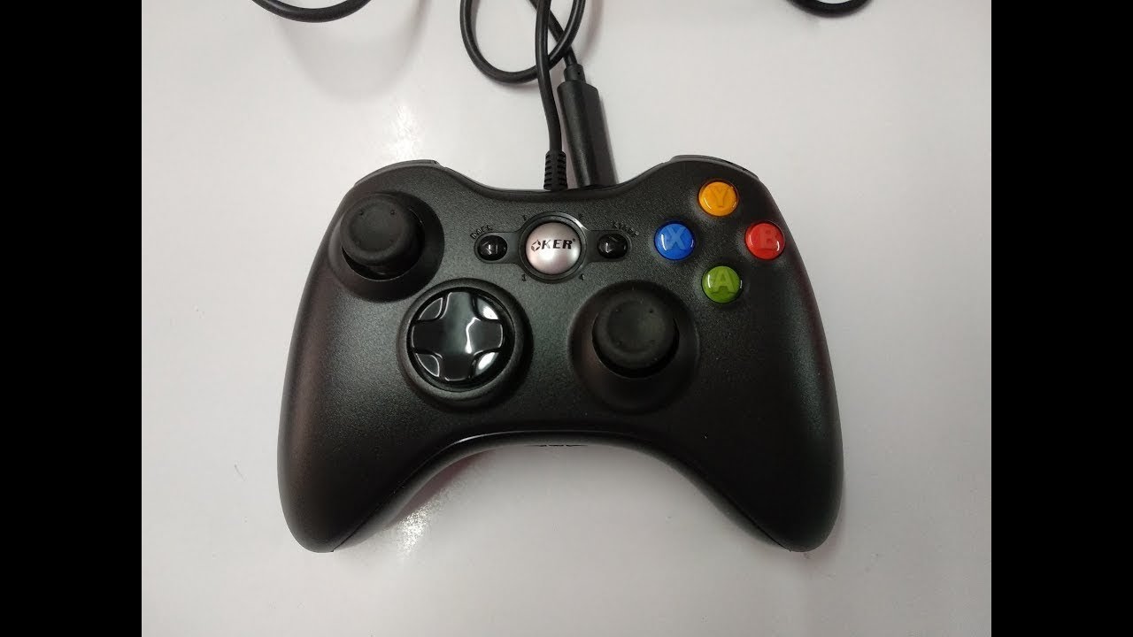 OKER จอยเกมส์ Xbox Joy Stick 360 (สีดำ) - Unboxing - YouTube