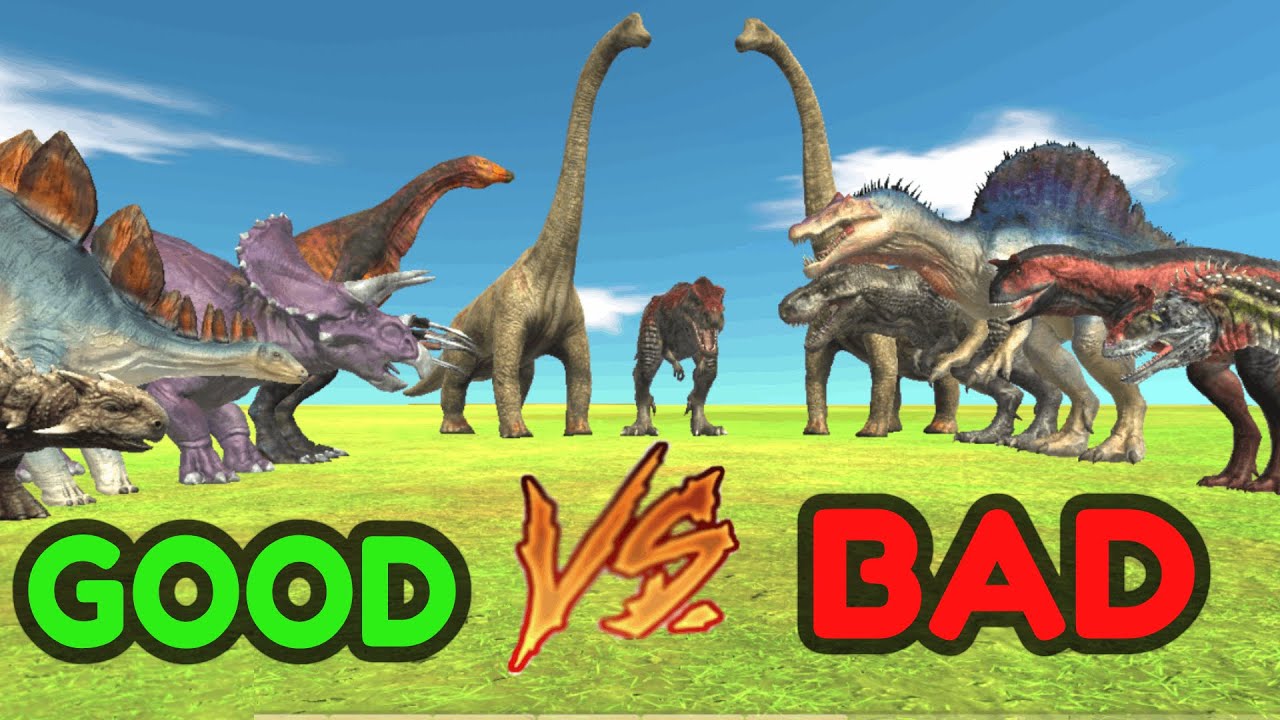 Carnivorous Vs Herbivores Dinosaur Battle - YouTube