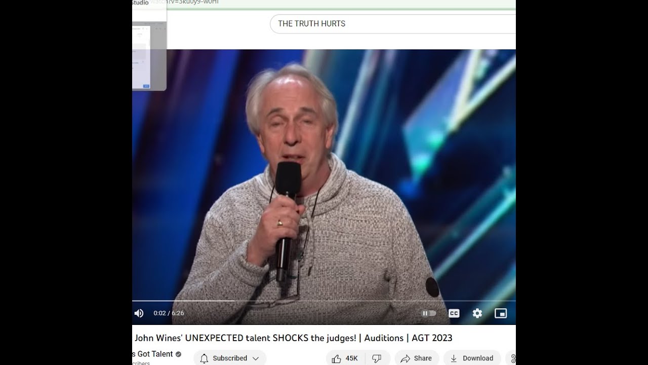 John Wines' rocks out| Auditions AGT 2023 JUDGED BY BRETT & AMERICA'S ...