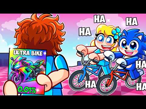 Arkadaşlarım Benimle DALGA GEÇTİ, Ben de 965.431$ MOTORLA HEPSİNİ GEÇTİM 🏍️😱 Roblox Bike Obby