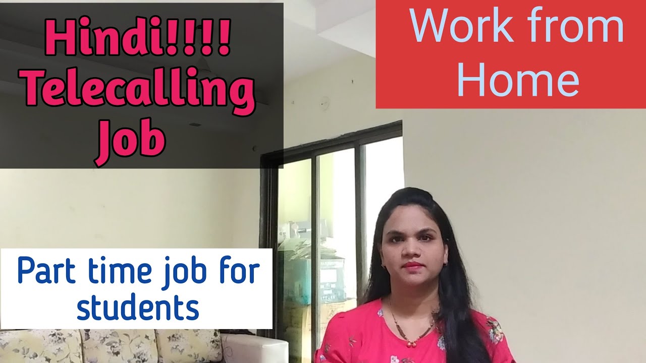 Hindi Telecalling job. Part time jobs. Jobs for students. Work from ...