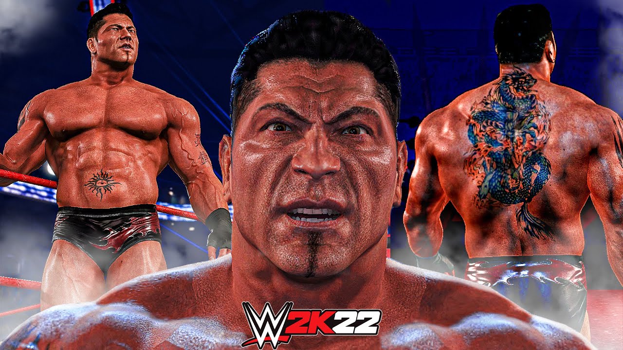 Batista '03 Retro Character Mod Showcase! - YouTube