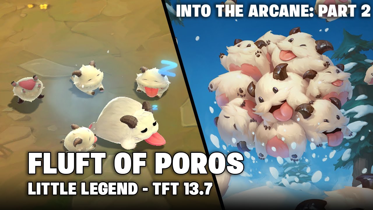 FLUFT OF POROS - EMOTES, FINISHER- ROTATING SHOP | TFT 13.7 - YouTube
