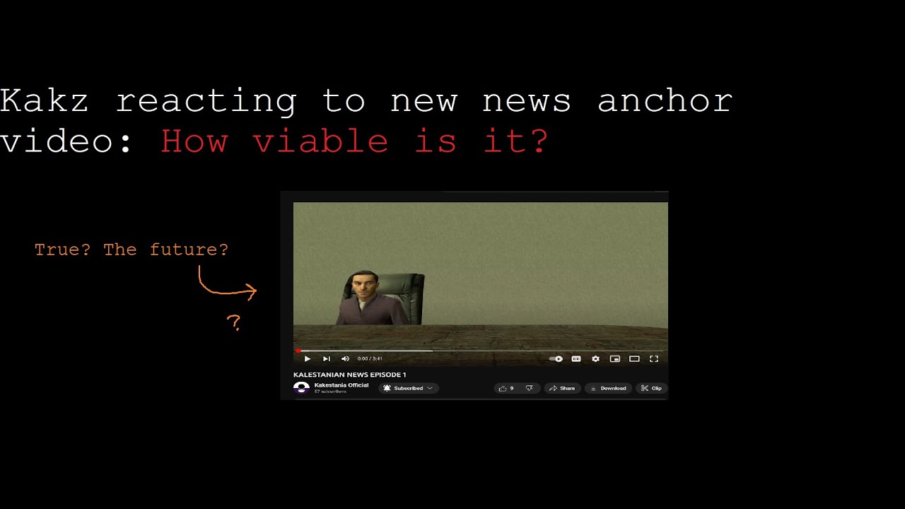 Kakz Reactions Ep.1 - Kalestainian News Ep.1 - What do I think? - YouTube