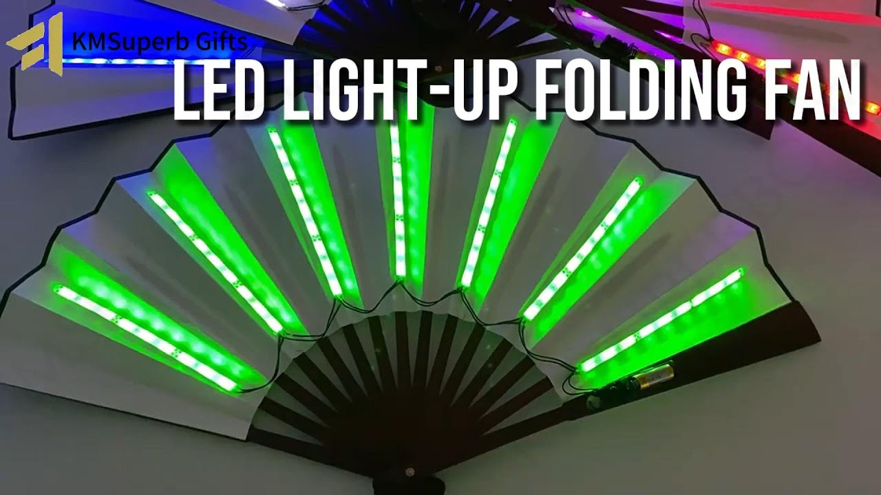 LED Light-Up Fan: Blend Cool Comfort with Dazzling Illumination for ...