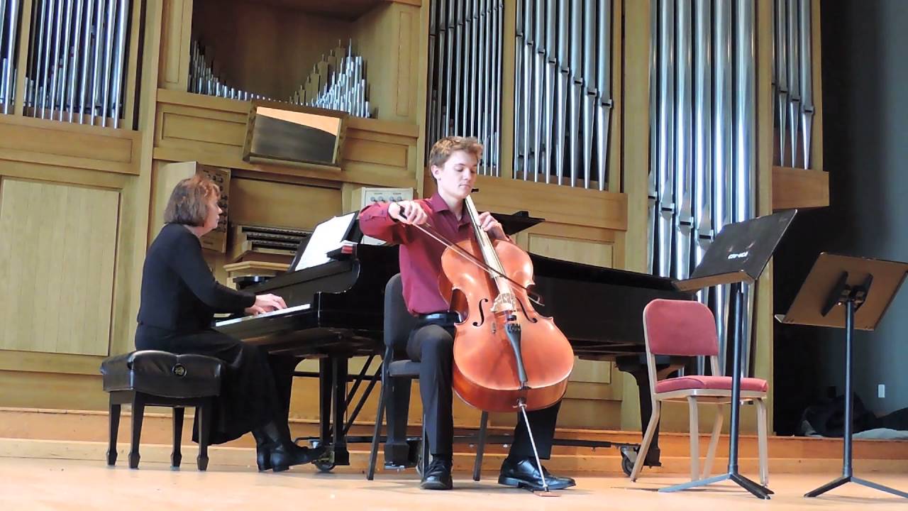 Kabalevsky Cello Concerto No 1 - Sasha Chappell - YouTube