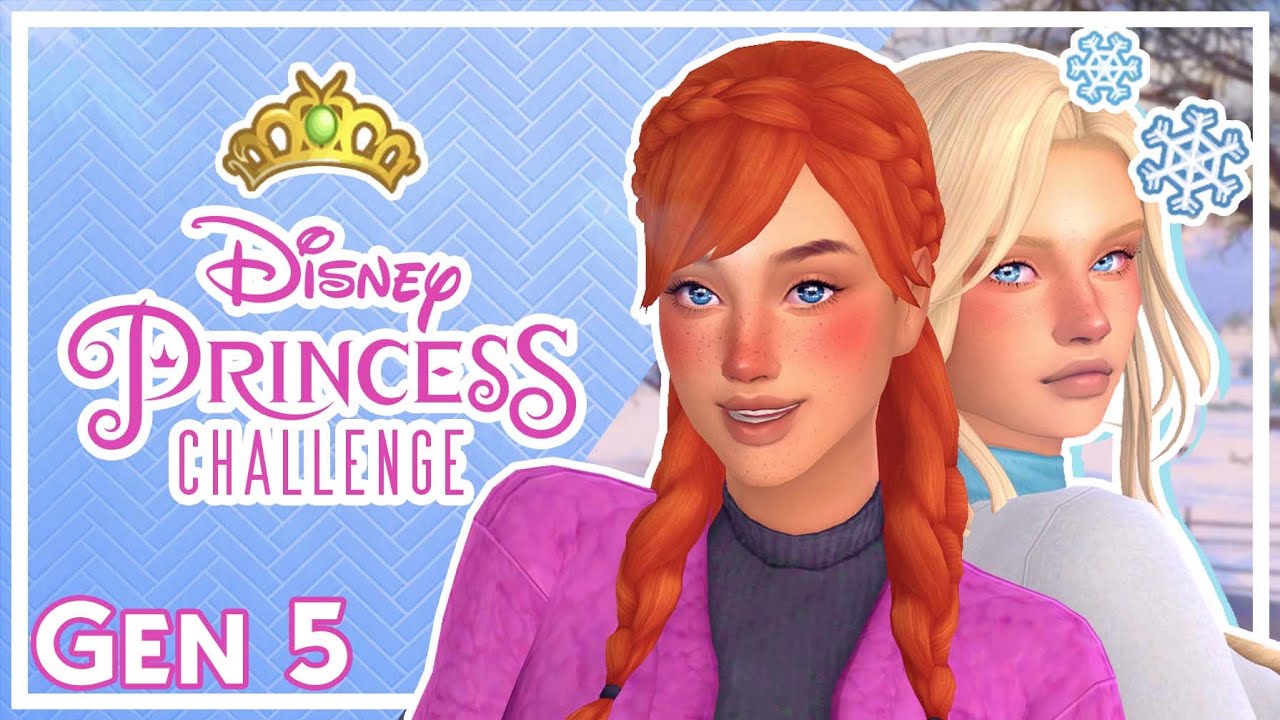 ⛄ Anna | Disney Princess 10 Gen Challenge 👑 SPEEDRUN #TheSims4 #5 - YouTube