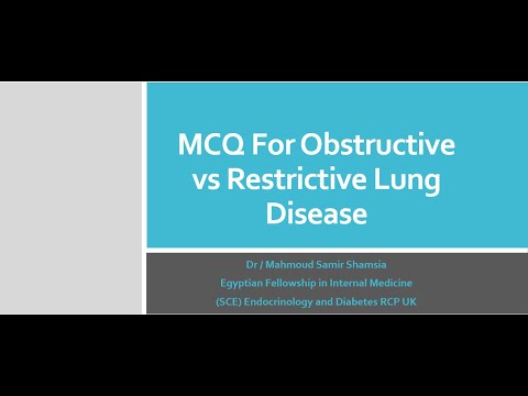 Obstructive vs Restrictive Lung Disease MCQ - YouTube