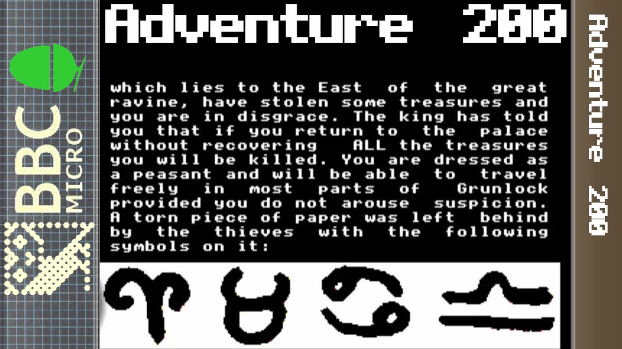 Adventure 200 - BBC Micro [Longplay] - YouTube