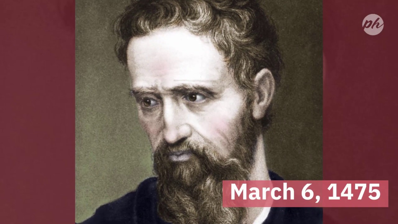 This Day in History Michelangelo Is Born - YouTube