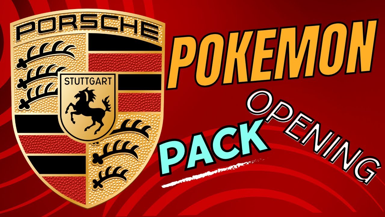 Porsche SPECIAL Pokemon Pack Opening - YouTube