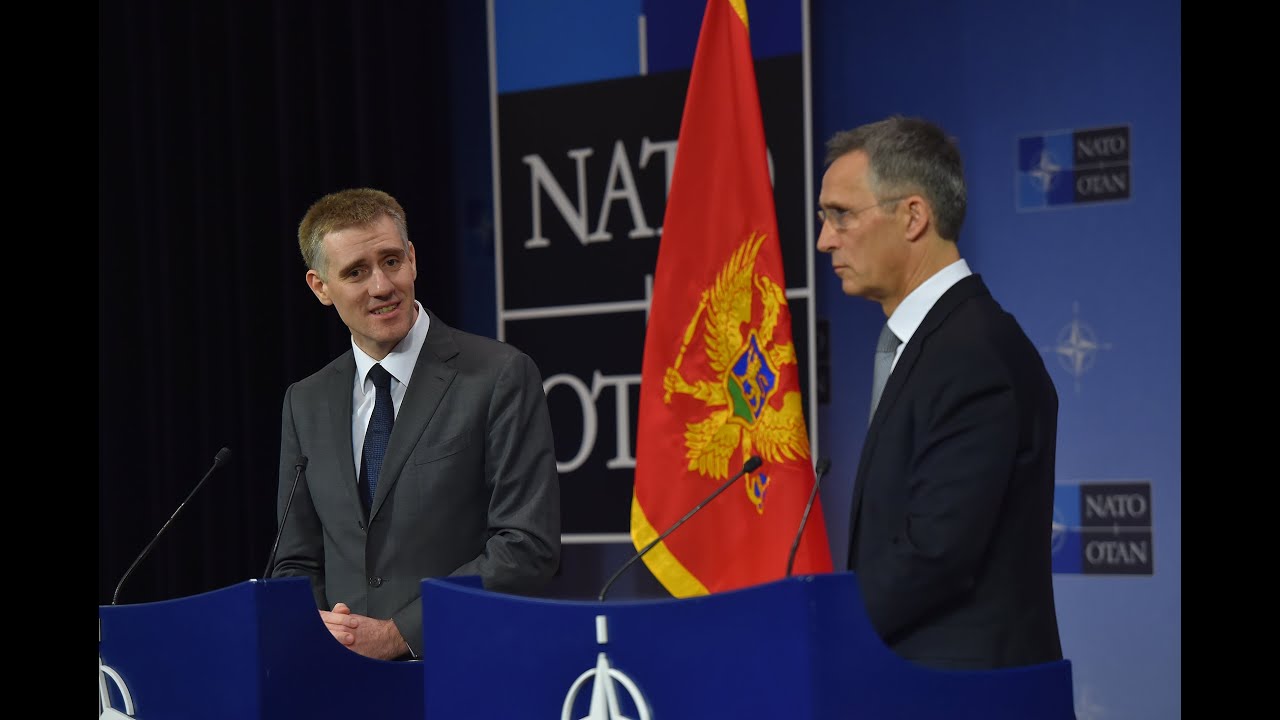 NATO Secretary General with Deputy PM & MFA of Montenegro, 02 DEC 2015 ...
