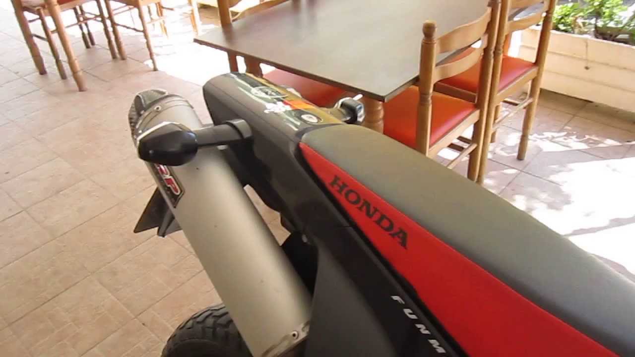 My Honda FMX 650 with WRP exhaust system - YouTube