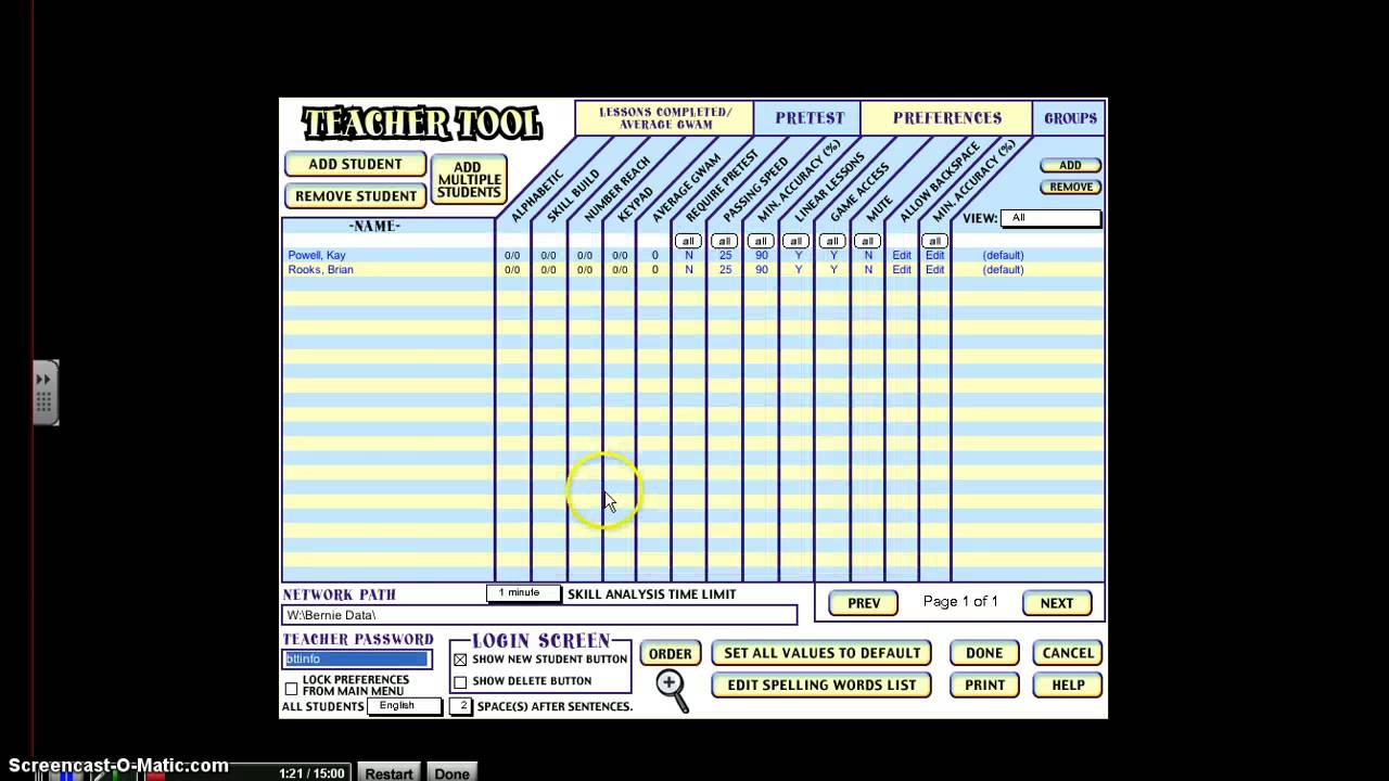 Bernie's Typing Teacher Access - YouTube
