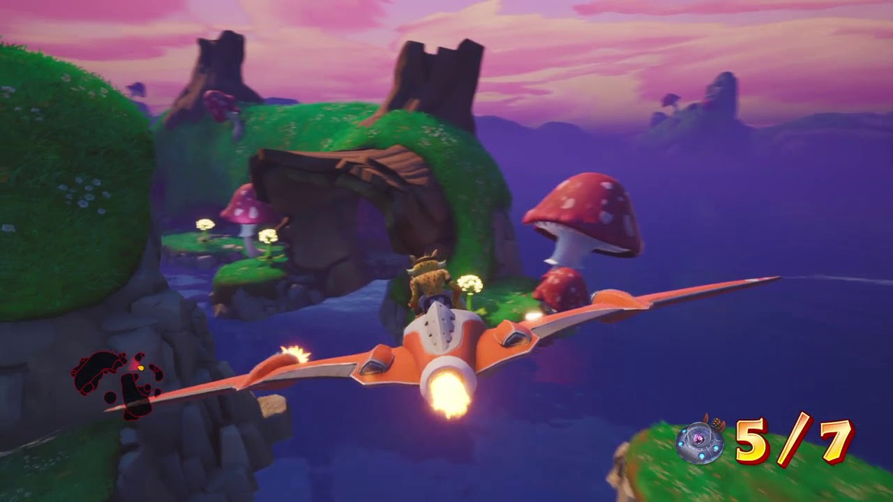 Spyro Reignited Trilogy - Mushroom Speedway: Hunter's Dogfight - YouTube