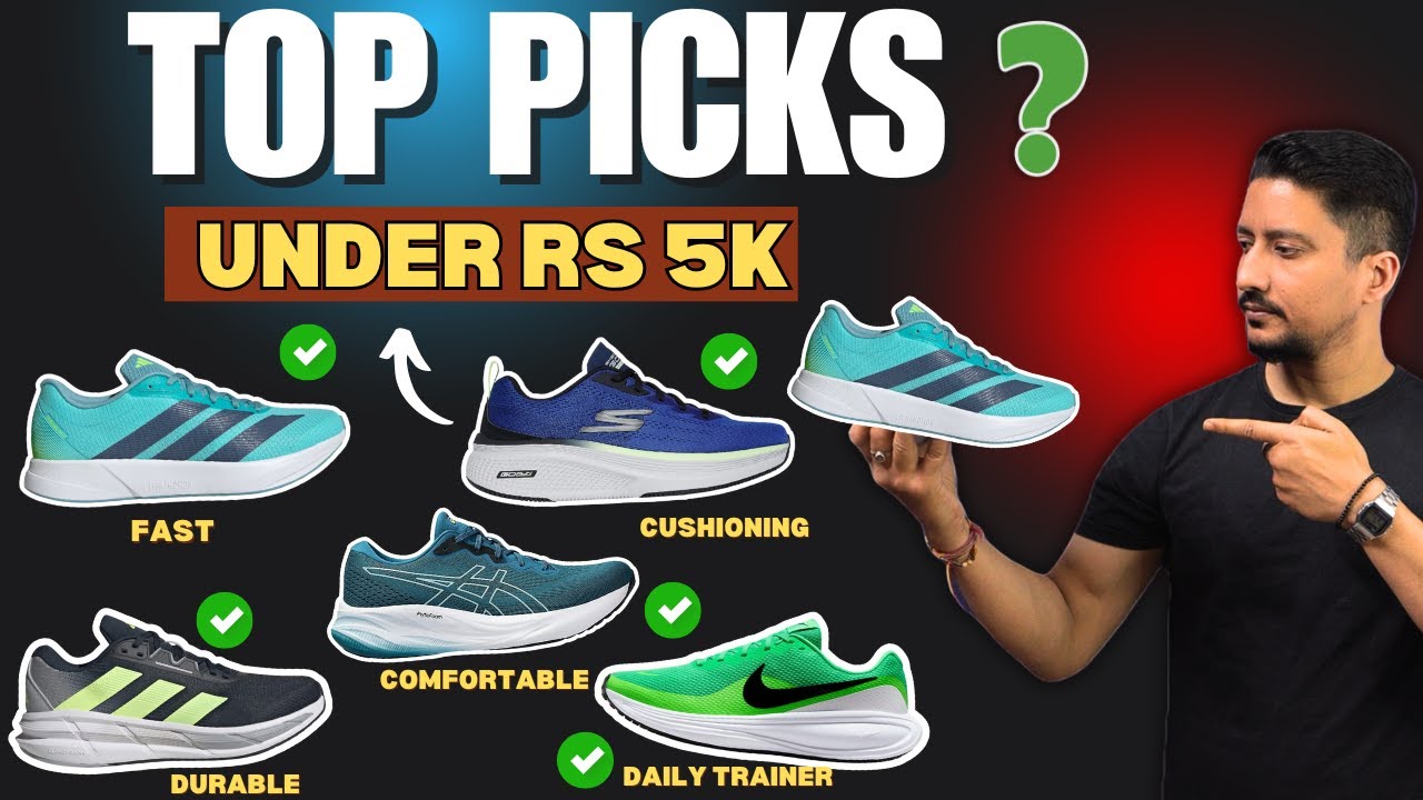 My Top 7 Picks Road Running Shoes Under Rs 5K | New Picks In 2025 - YouTube