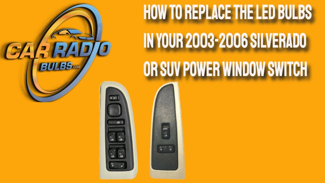 How To Replace The LED Bulbs In Your 2003-2006 Silverado or SUV Power ...