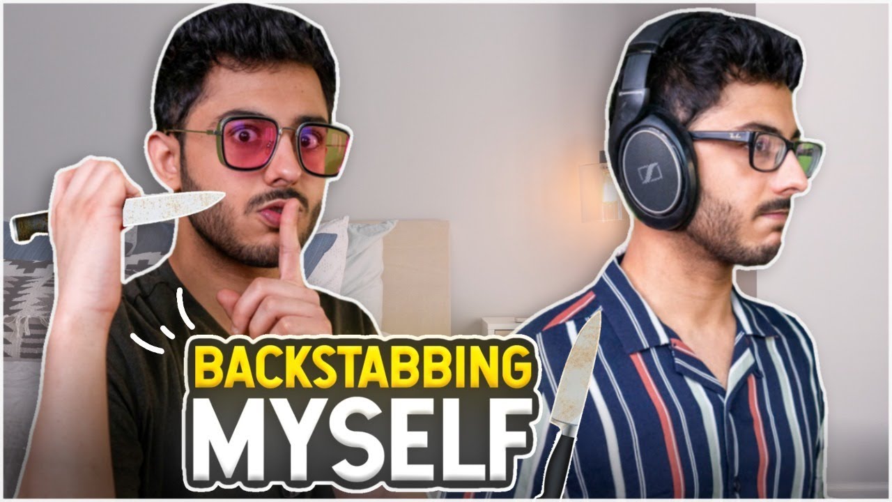 BACKSTABBING MYSELF ( GOT CAUGHT) - NO PROMOTION - YouTube