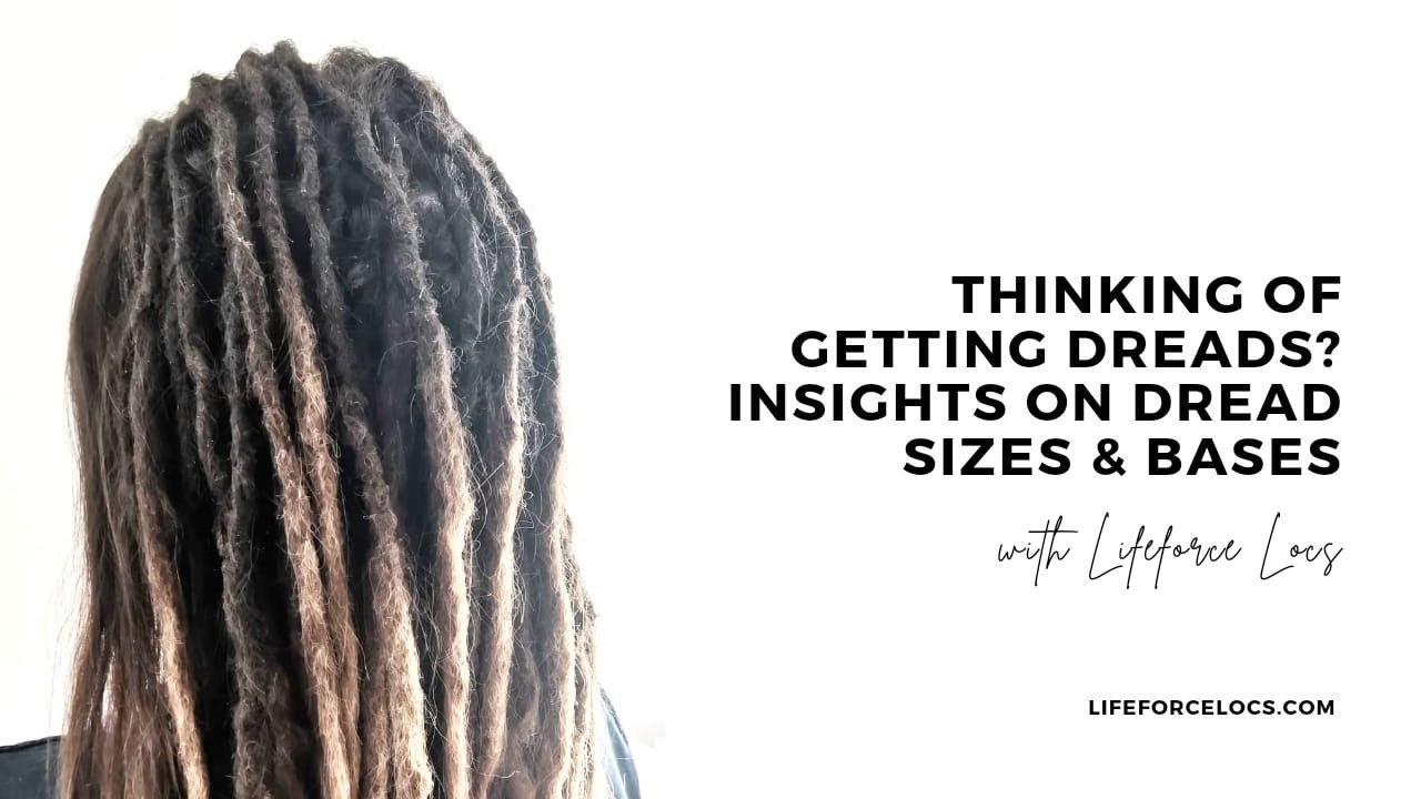 Insights on dread size and base structure | Dreadlock creation - YouTube