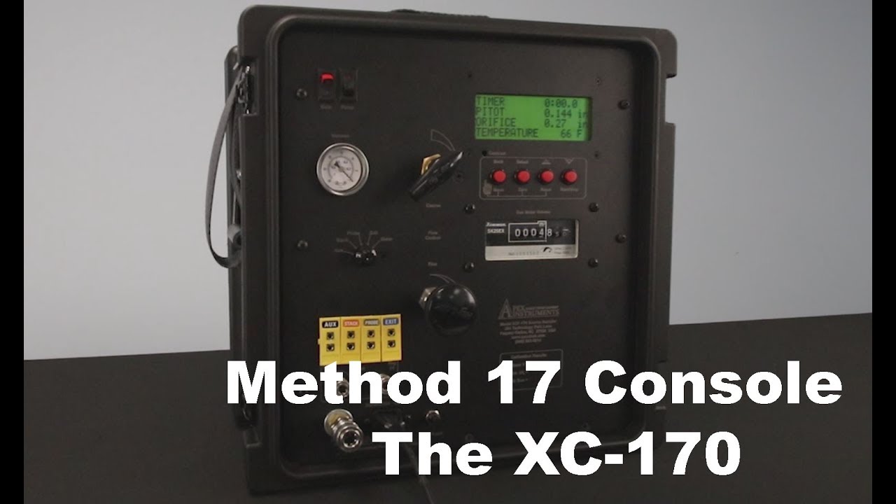 XC 170 - US EPA Method 17 Console - YouTube