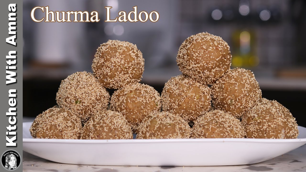 Churma Ladoo Recipe | Easy Laddu recipe | Kitchen With Amna - YouTube