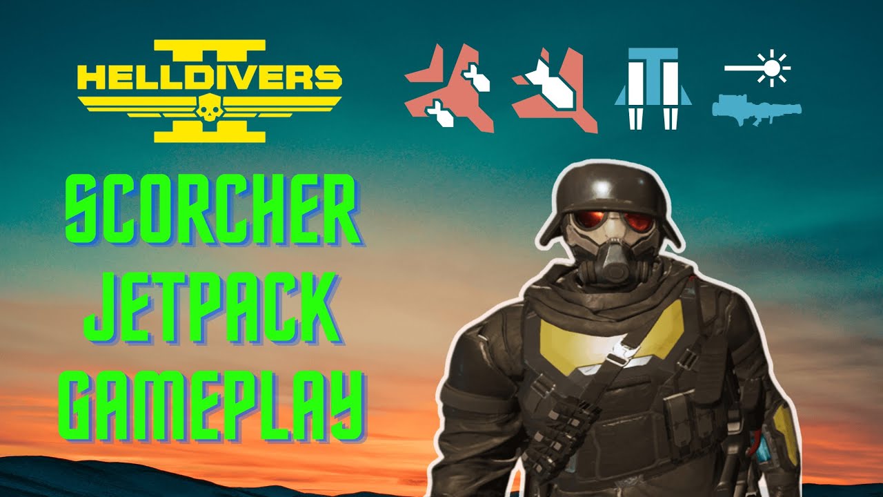 Helldivers 2: Buffed Scorcher And Jump Pack Gameplay (Super Helldive ...