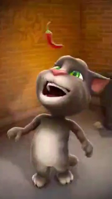 talking tom eat spicy #trending #catlife #cat #catlover # ...