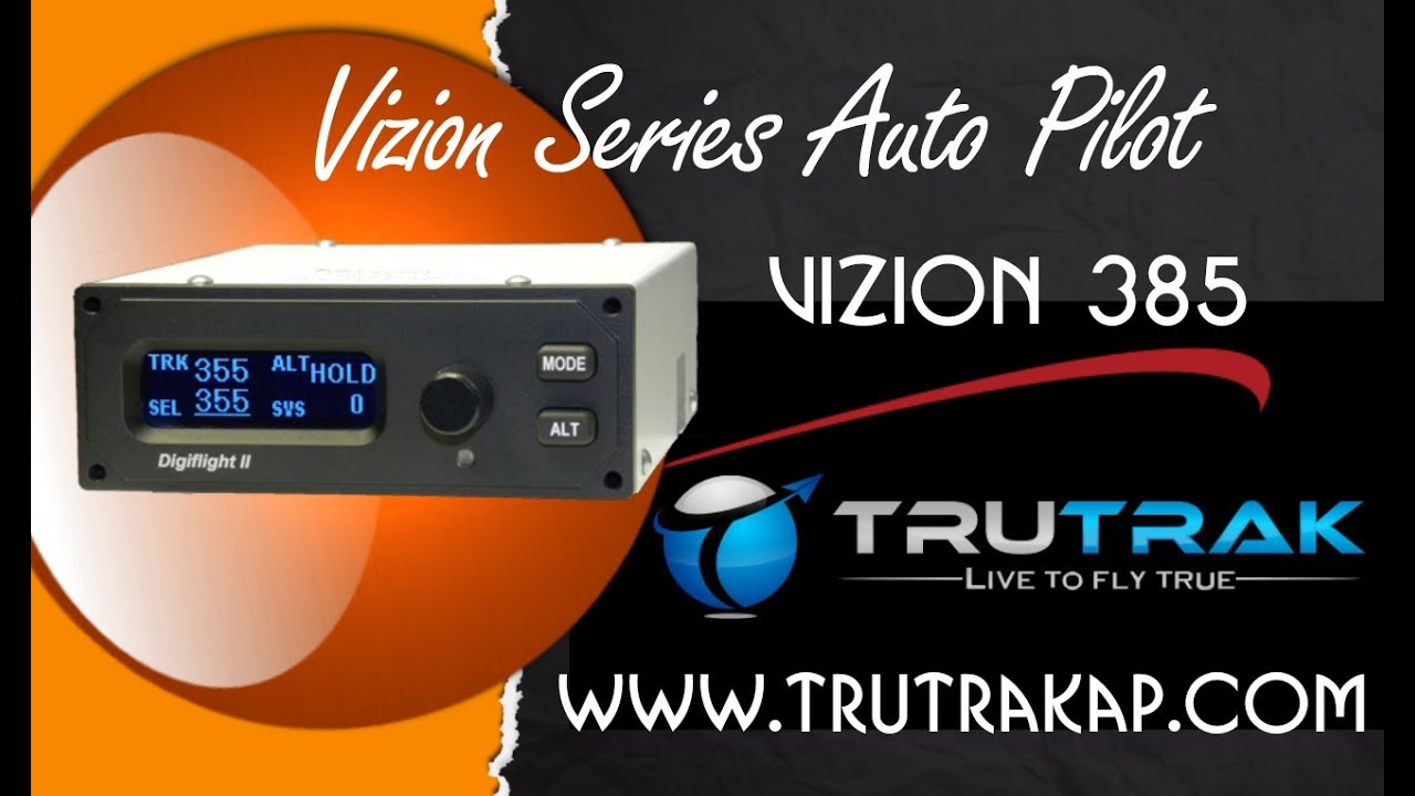 TRUTRAK autopilot, Trutrak Vizion 385 for light sport and experimental ...