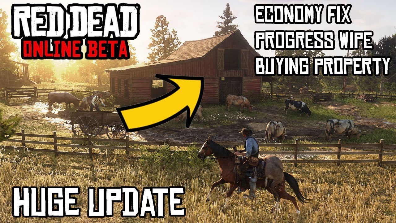 RED DEAD 2 ONLINE HUGE UPDATE! - Progress wipe - NEW ECONOMY - Buying ...
