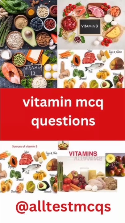 vitamin mcq questions ||vitamin se related gk questions ||#alltestmcqs ...