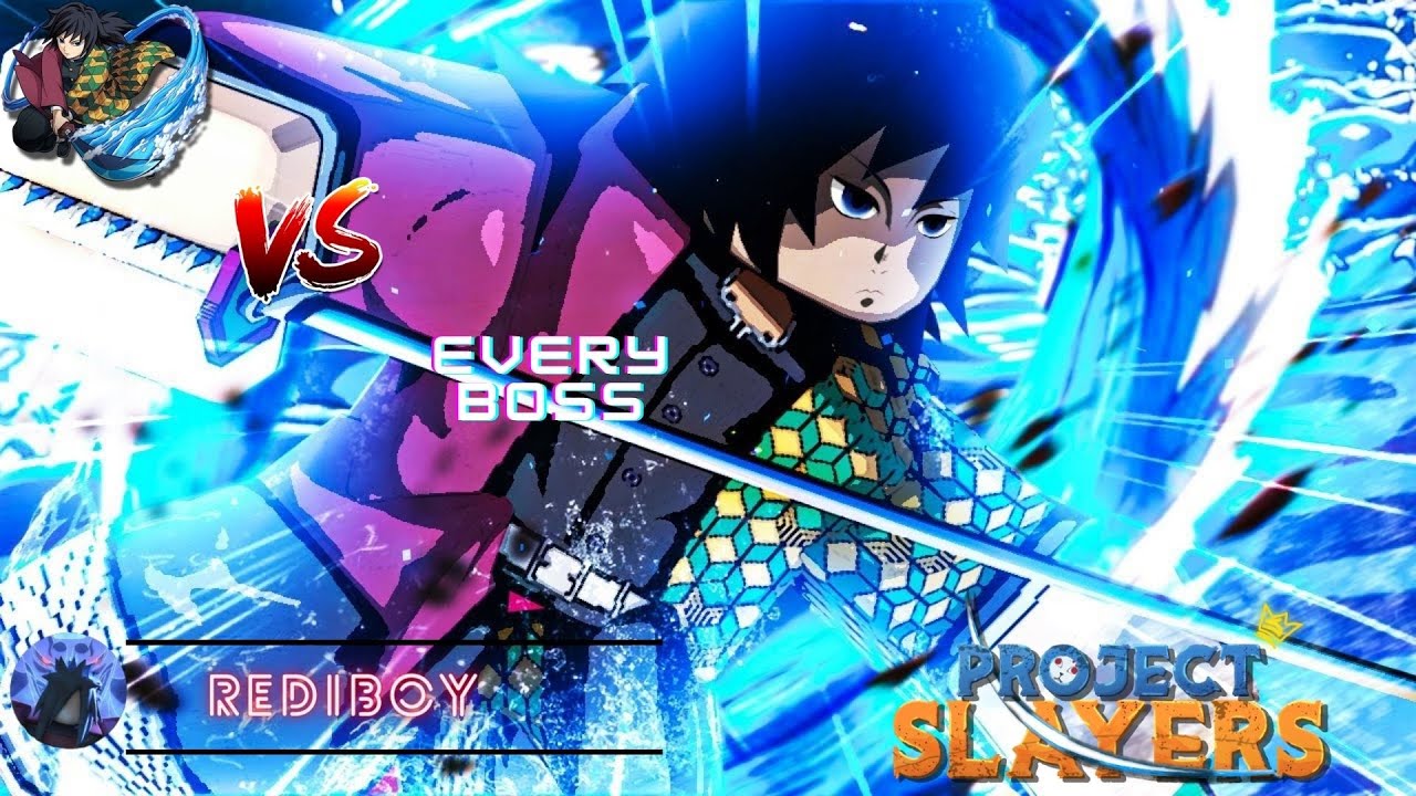 FIGHTING EVERY BOSS AS GIYU (LAST EPISODE) (Project Slayers) - YouTube